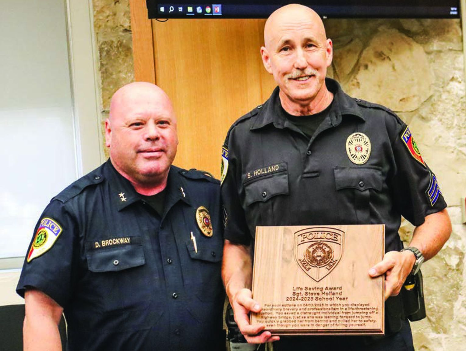 Azle officer honored with Life Saving Award